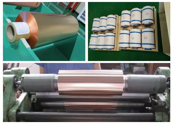 FPC / FCCL RA Copper Foil Sheet Roll , SGS 99.95% Purity Pure Copper Foil