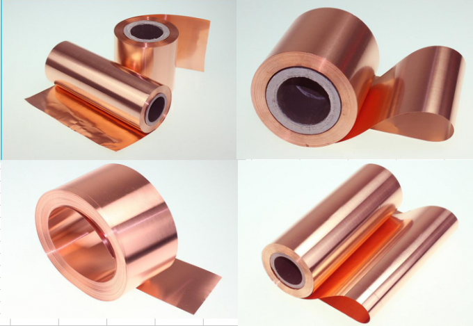 99.95% Purity Red Treated RA Rolled Copper Foil 18um 35um For FPC